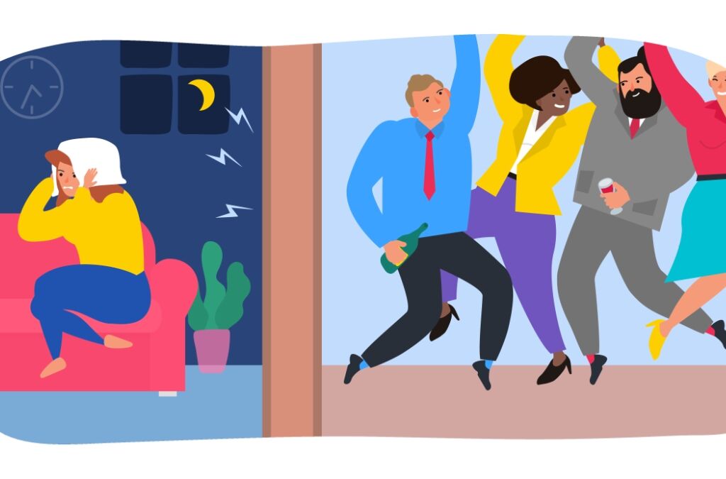 Noisy or disreuptive neighbors? What to do?